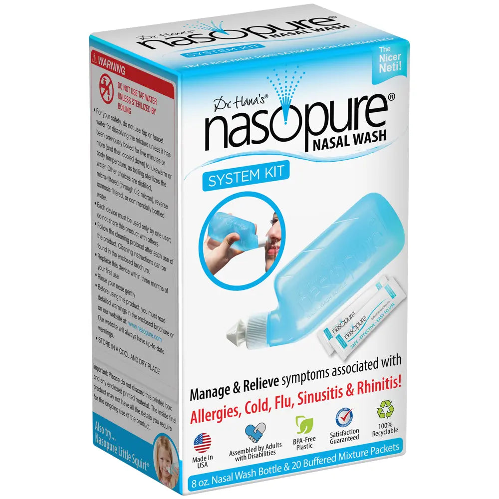 Nasopure Nasal Wash System Kit – Options Naturopathic