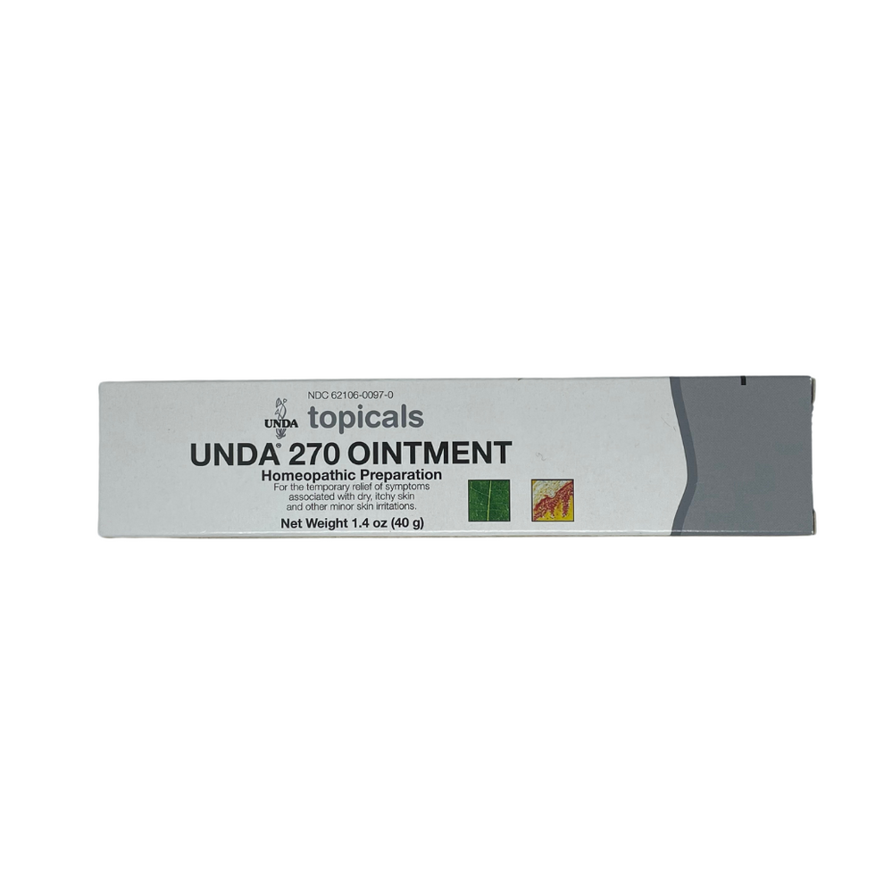 Unda #270 Ointment 40 Grams Backordered – Options Naturopathic